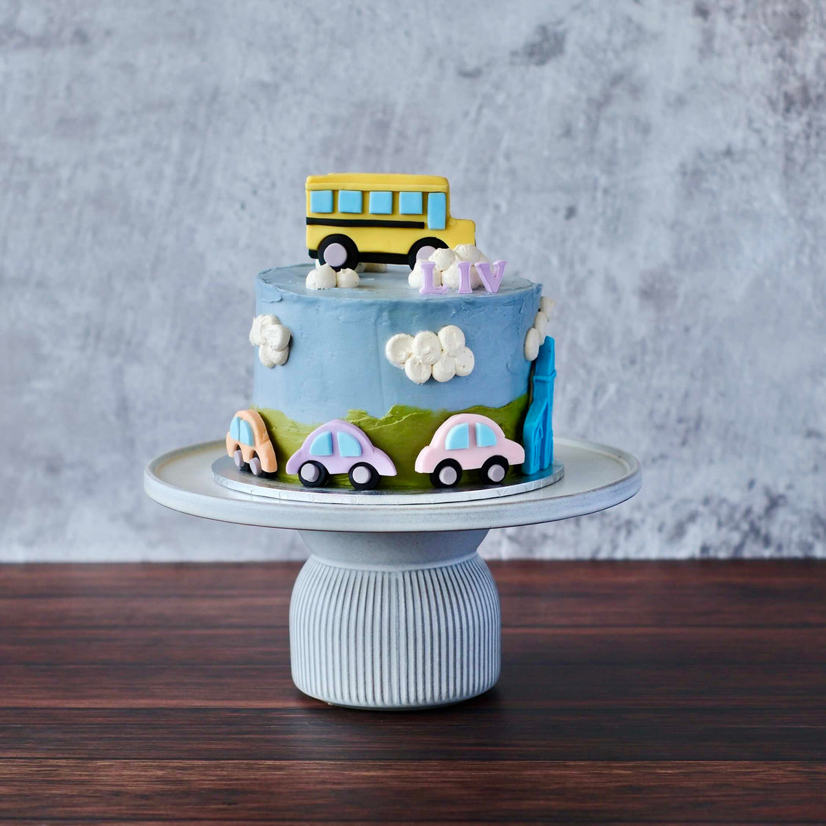 Wheels on the Bus Cake Perth | Kids Birthday Cake – Cakey Cakes